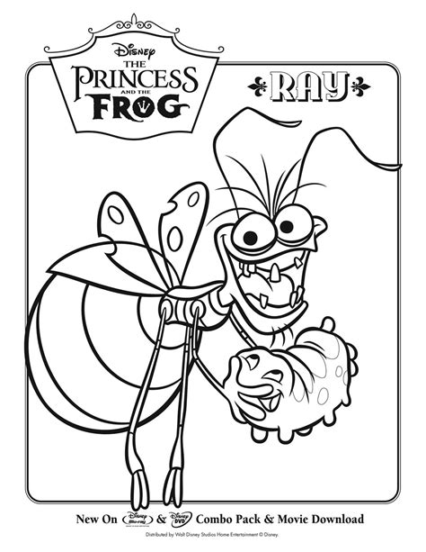 Princess And Frog Coloring Pages
