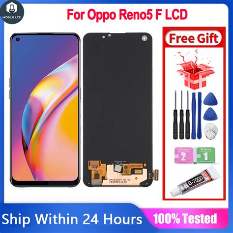 Original LCD Compatible For OPPO Reno 5F Reno 6z 5G Realme8 4G A94 4G