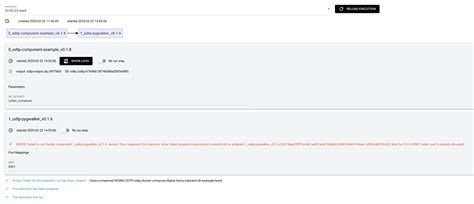 Run Executions Open Digital Twin Platform