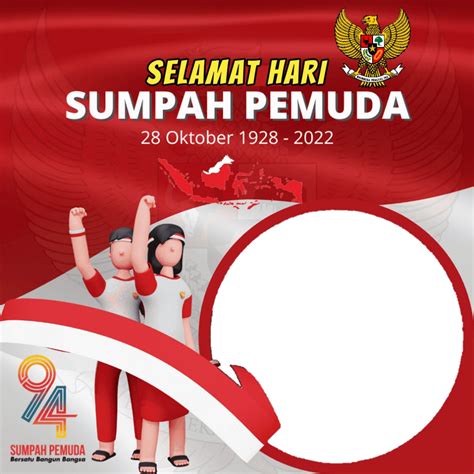 Link Download Twibbon Hari Sumpah Pemuda 2022