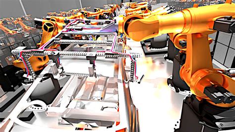 Car Manufacturing Robotic Production Line 3d Model Rigged Cgtrader