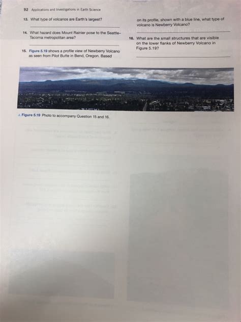 Solved PART 1 GEOLOGY LAB REPORT Volcanism And Volcanic Chegg Com