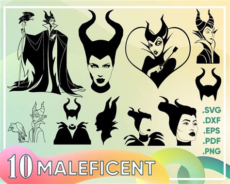 Maleficent Svg Maleficent Clip Art Maleficent Cut File Maleficent
