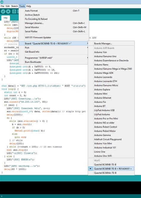 Lte Nb Arduino For Quectel Bc66