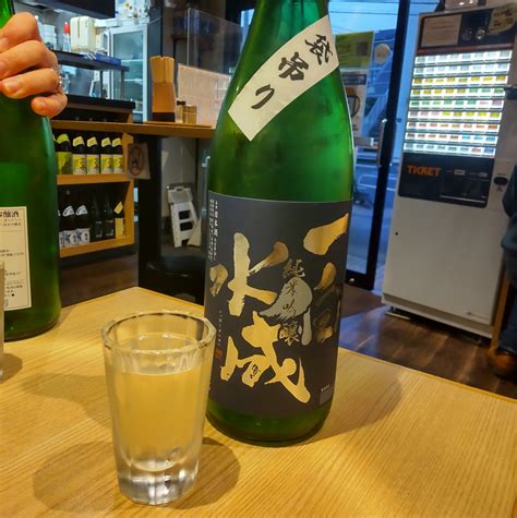 一白水成純米吟醸 袋吊り 生酒秋田県 ゆるり日本酒飲み歩き