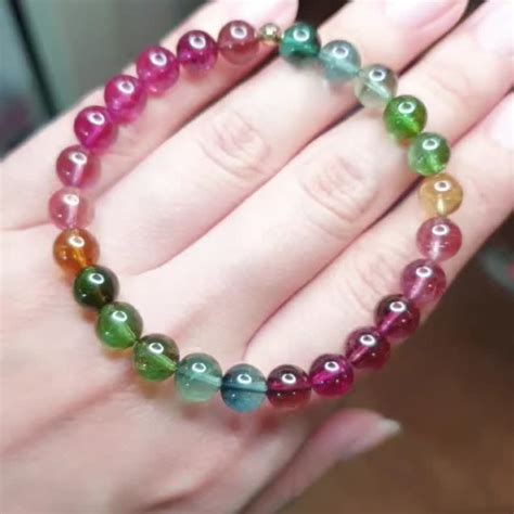 超級彩虹碧璽手串 Crystal Man手鍊 手環人氣榜 Pinkoi