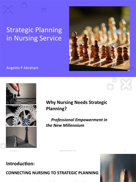 Strategy Planning In Nursing Service Pdf Swot Analysis Strategic Management