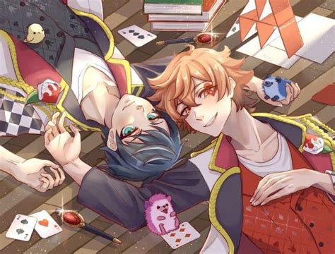 Ace And Deuce Twisted Wonderland In 2024 Wonderland Anime Art