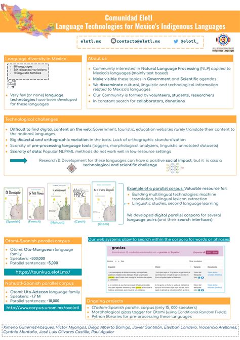 Comunidad Elotl Language Technologies For Mexicos Indigenous Languages Docslib