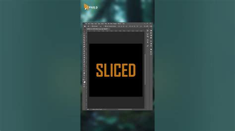 How To Create Sliced Text Effect Texteffect Slicedtext Adobephotoshop Youtube