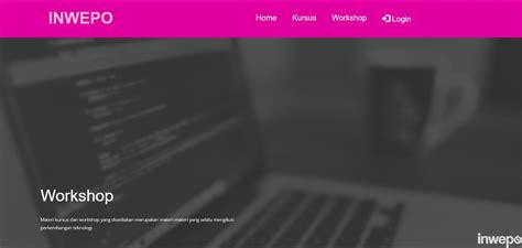 Tutorial Membuat Web Pendaftaran Kursus Menggunakan Codeigniter Table Dan Database Bagian 4