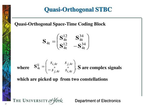 Ppt Differential Space Time Coding For Future Wireless Systems