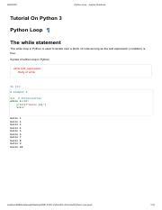 Python Loop Jupyter Notebook Pdf Python Loop Jupyter Notebook Tutorial On Python