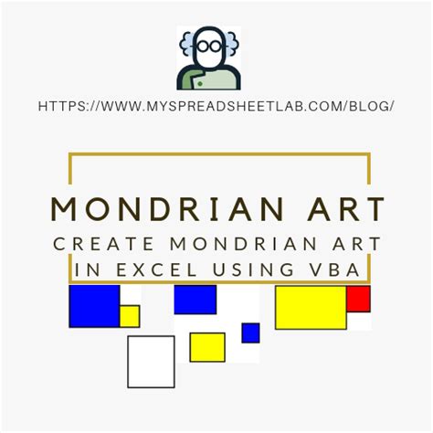 creating mondrian art in excel my spreadsheet lab