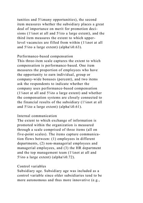 Mnc Knowledge Transfer Subsidiary Absorptivecapacity And Docx