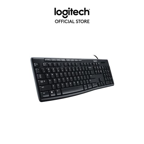 Logitech K Usb Multimedia Wired Keyboard Shopee Indonesia
