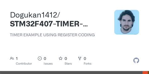 Github Dogukan1412stm32f407 Timer Example Register Coding Timer