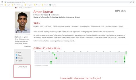 🐛 Bug Latest Rules Not Showing Up On People Profile · Issue 30