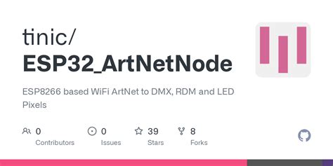 Github Tinic Esp Artnetnode Esp Based Wifi Artnet To Dmx Rdm And Led Pixels