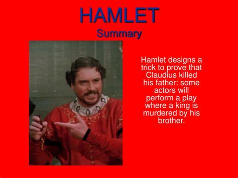 PPT HAMLET Summary PowerPoint Presentation Free Download ID 4868854