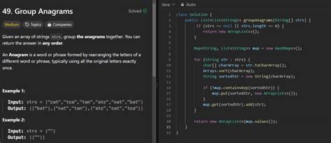 Nishanthini Boserajan On Linkedin Groupanagrams Hashmap Gratitude