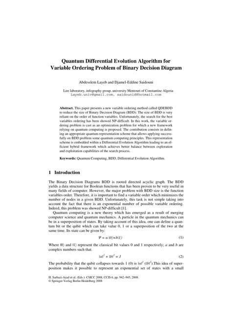 Quantum Differential Evolution Algorithm At Milla Hawthorn Blog