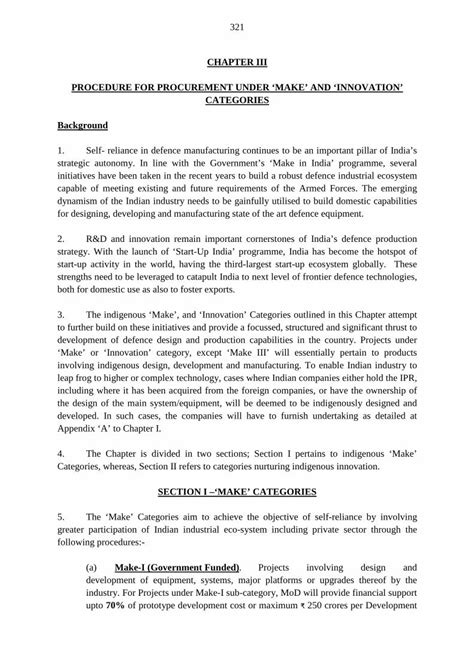 Pdf Chapter Iii Procedure For Procurement Under ‘make … Dokumen Tips