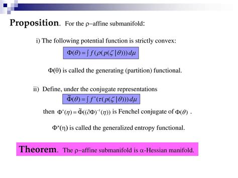 information geometry duality convexity and divergences ppt download