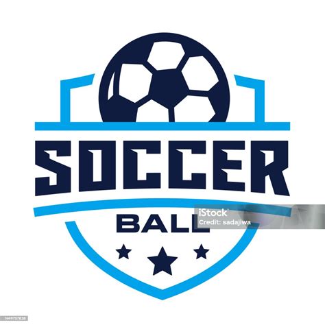 축구 팀 엠블럼 디자인 벡터 일러스트 레이 션 경기 스포츠에 대한 스톡 벡터 아트 및 기타 이미지 경기 스포츠 경쟁 놀기 Istock