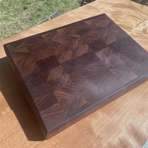 Walnut End Grain Cutting Board Etsy