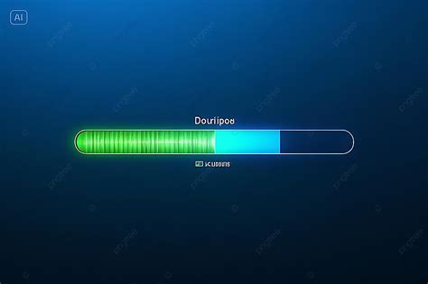 Progress Bar Showing Software Update Loading Background Progress Bar