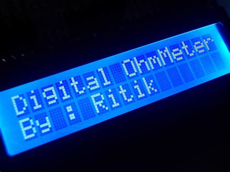 Arduino Ohm Meter With Lcd 4 Steps Instructables