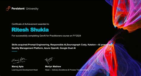 Ritesh Shukla On Linkedin I Am Happy To Share That I Have Successfully