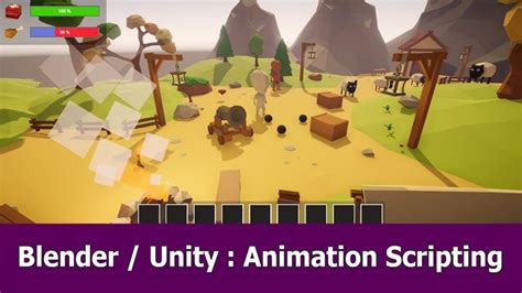 blender to unity game asset animation scripting game assets animation unity