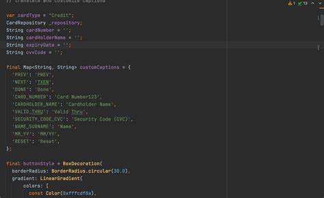 How To Change Text In Credit Card Input Form Issue Origogi Flutter Credit Card Input