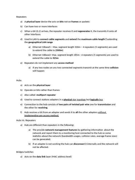 Connecting Devices Pdf Computer Network Network Switch