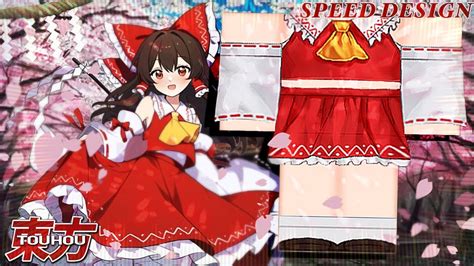 ⛩️ Reimu Hakurei Touhou Roblox Speed Design Youtube