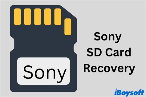 Sony Sd Card Recovery Recover Data In Any Data Loss Scenario