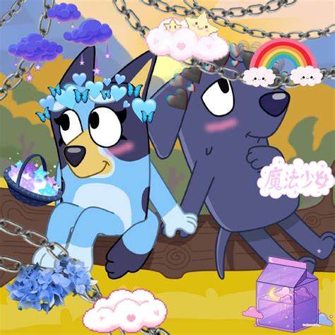 Bluey Heeler X Jean Luc By Bubbuogatinhofan2009 On Deviantart