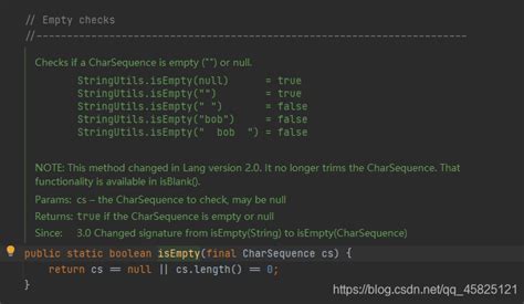 Isnotblank与isnotempty的区别，stringutil和stringutils的区别 Csdn博客