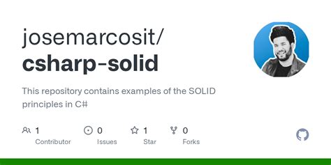 Github Josemarcositcsharp Solid This Repository Contains Examples