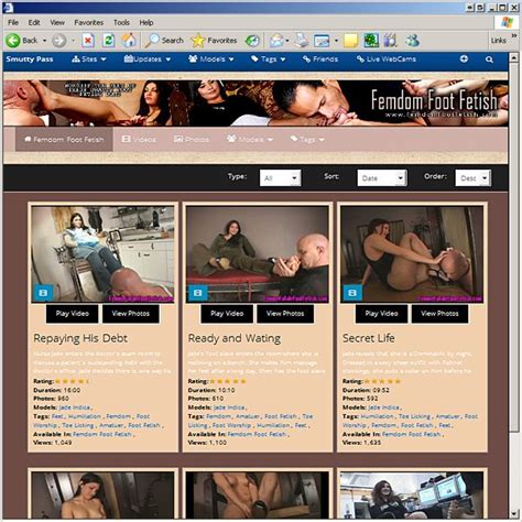 Freeones Gives Porn Site Femdom Foot Fetish An Overall Review Rating Of