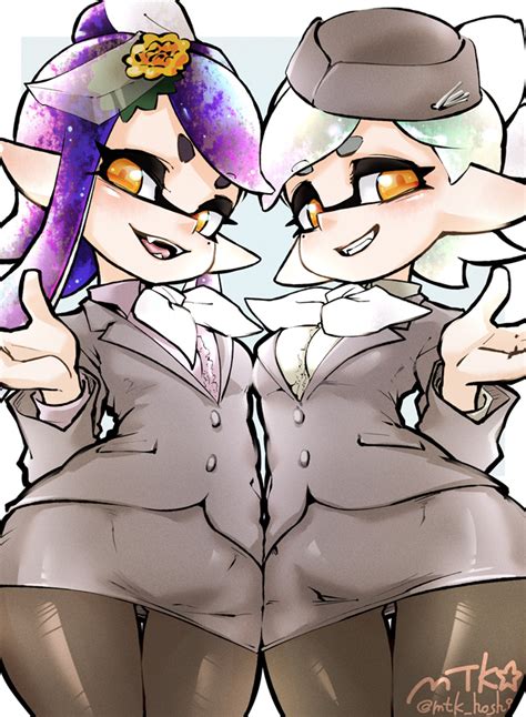 Mtk Hoshi Callie News Anchor Splatoon Callie Splatoon Marie Splatoon Nintendo