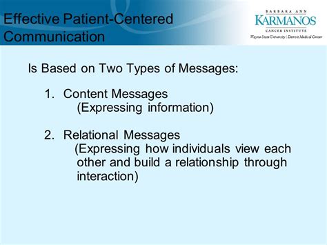 Wayne State University Detroit Medical Center Physician Communication