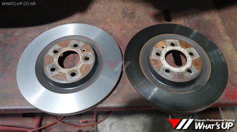 A6 후륜 로터 연마 브레이크튜닝 전문점 와츠업 A6 후륜 로터 연마 브레이크튜닝 전문점 와츠업