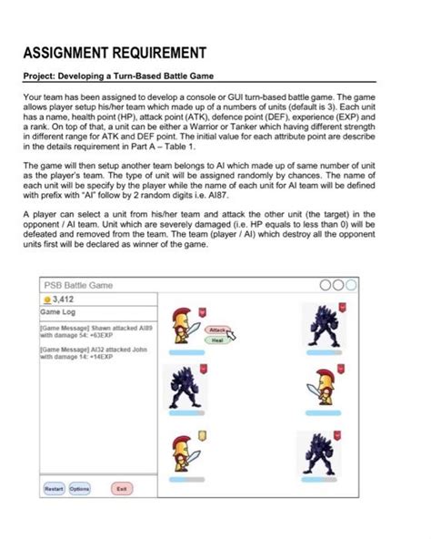 Solved Assignment Requirement Project Developing A