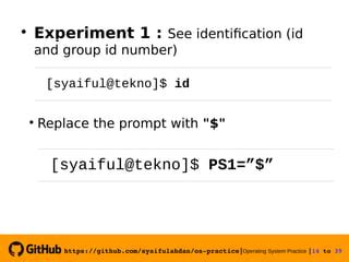 Operating System Practice Meeting Basic Commands Linux Operating System Slide Ppt