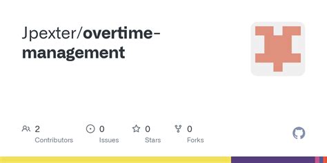 GitHub Jpexter Overtime Management