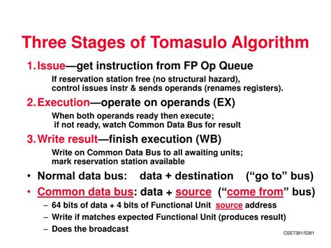 ppt tomasulo algorithm and dynamic branch prediction powerpoint