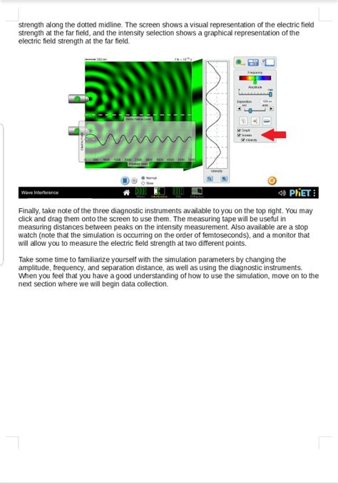 Solved Procedure 1 Navigate To The Wave Interference Lab